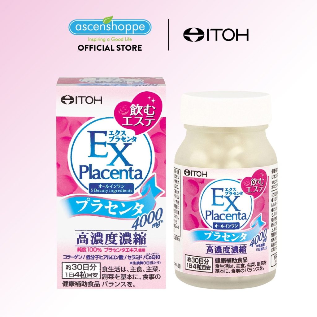 [Made in Japan] [Ready Stock] ITOH – Ex Placenta 120 Tablets – Ascenshopee