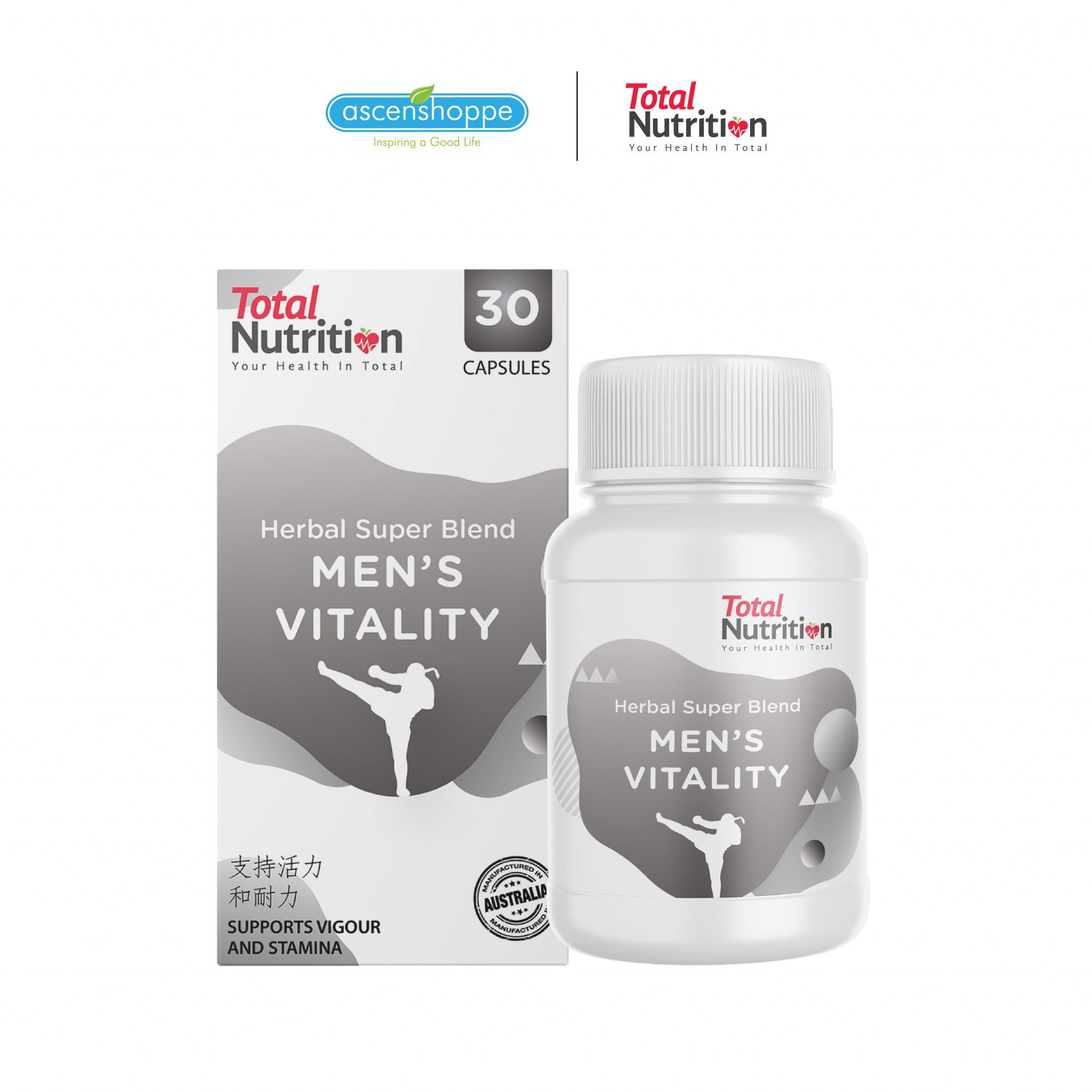 [Ready Stock] Total Nutrition Men’s Vitality Tablets, 30s – Ascenshopee
